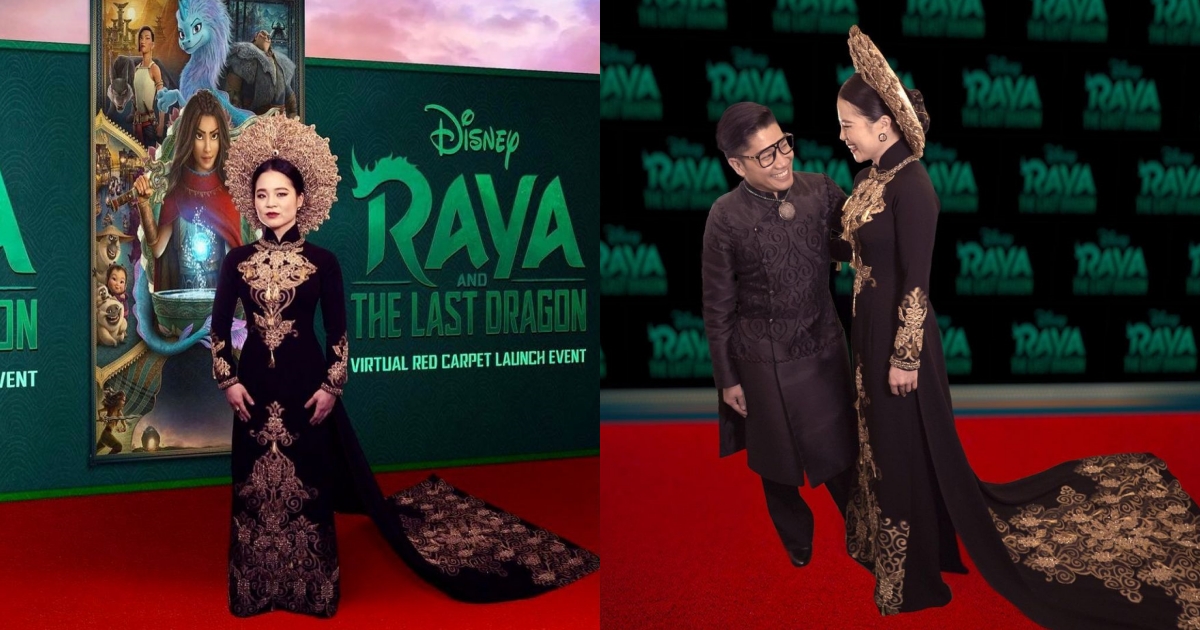 "Công chúa Raya" Kelly Marie Tran lộng lẫy trên thảm đỏ trực tuyến ...